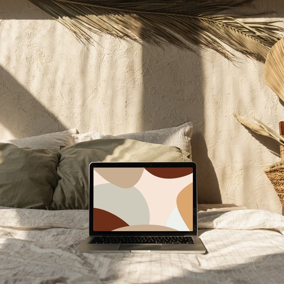 Neutral Desktop Wallpaper Desktop Background Macbook - Etsy