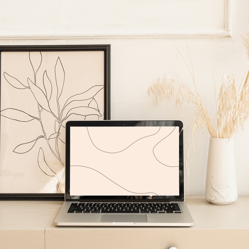Neutral Desktop Wallpaper | Desktop Background | MacBook Wallpaper ...