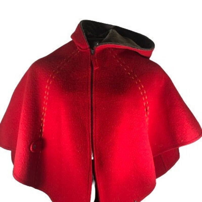 Red Hooded Cape - Etsy