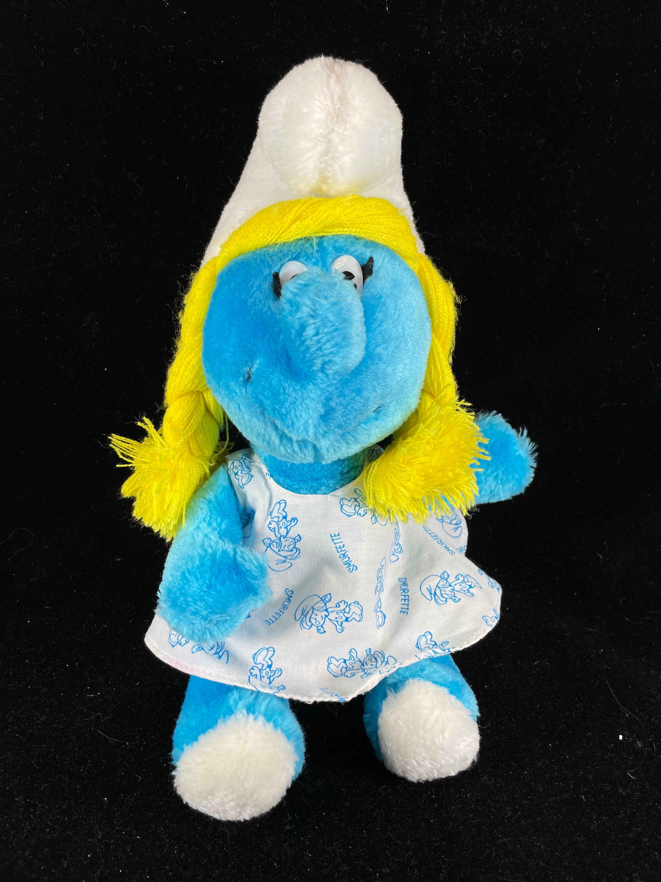 Vintage Smurfette Plush PEYO Wallace Berrie Smurfs Stuffed Animal 1981 ...