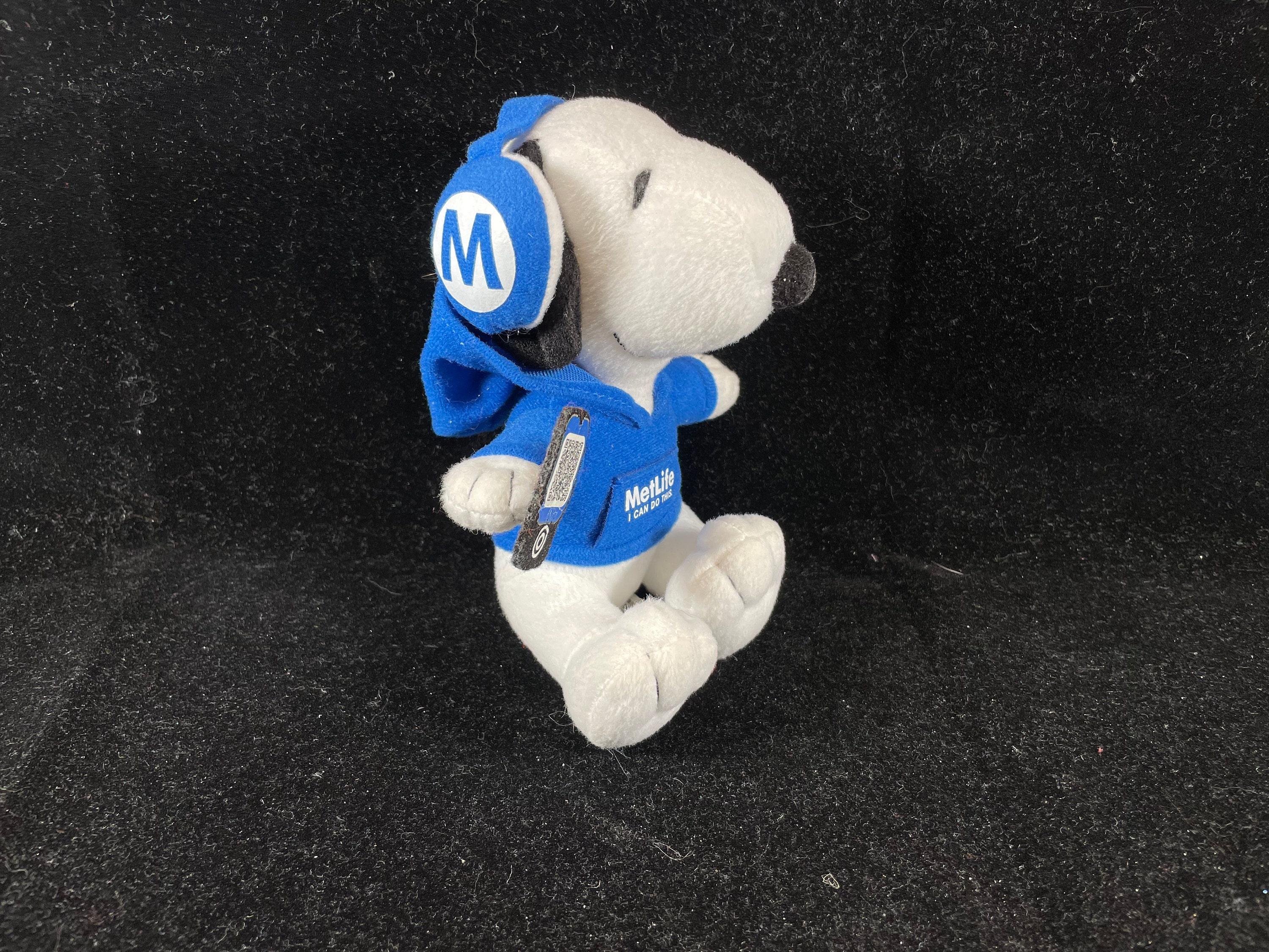 Mini Peanuts Snoopy Dog and Woodstock Bird Bark With Blue Sweatshirt ...