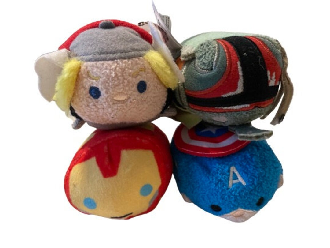 Star Wars Marvel Thor Iron Man Captain America Boba Fett Tsum Tsum Mini ...