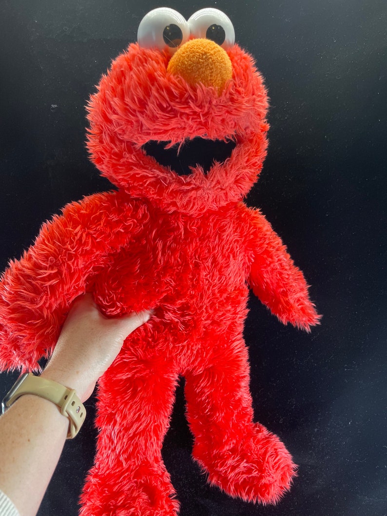 Vintage Sesame Street Large 21 14 12 16 10 Inch Elmo Red Monster ...