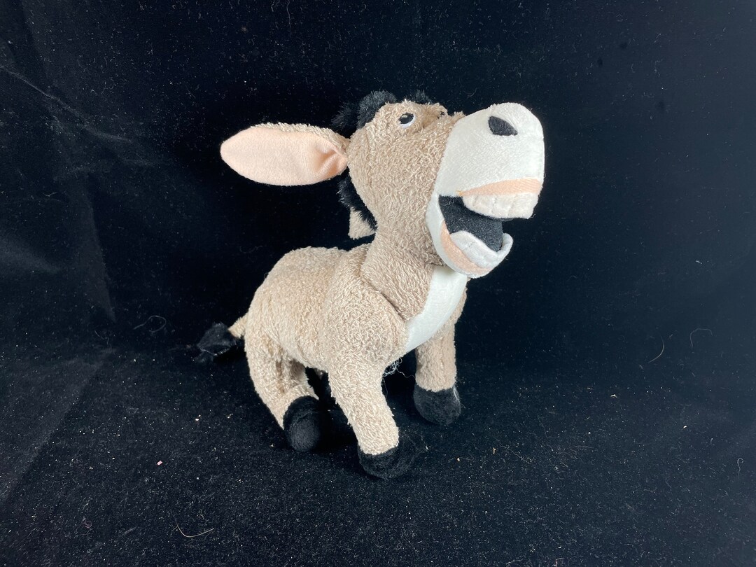Shrek 2 Donkey Sidekick Fuzzy Plush Stuffed Animal 8 - Etsy