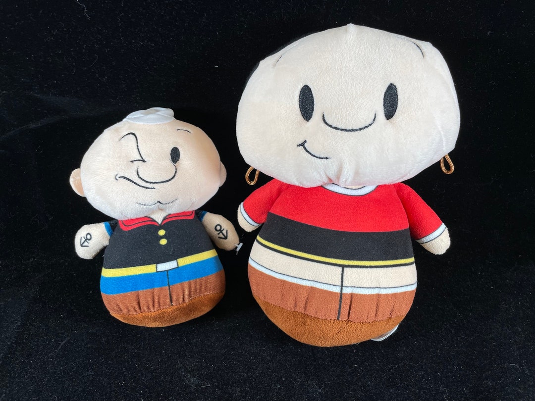 KELLYTOY Popeye & Olive Oyl Plush Set, Chibi Style Stuffed Toys - Etsy ...