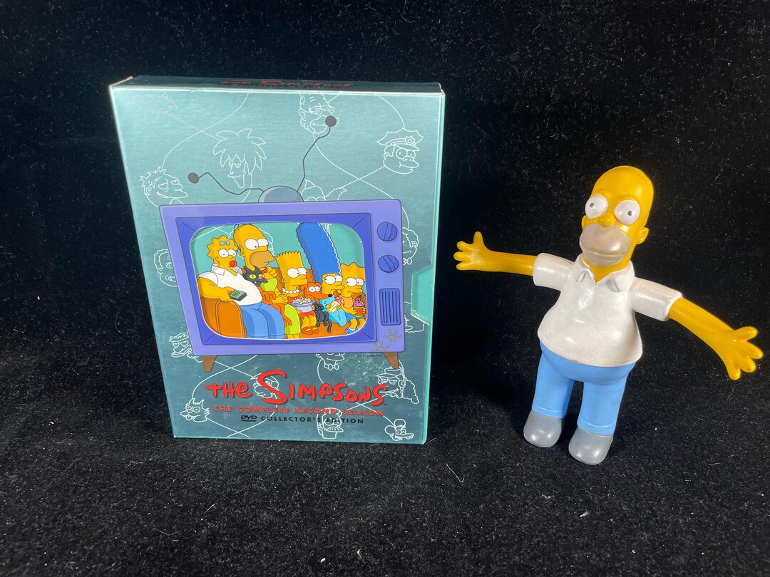 Fox Vintage the Simpsons Cartoon Complete 2nd Season on DVD & Homer 6 ...