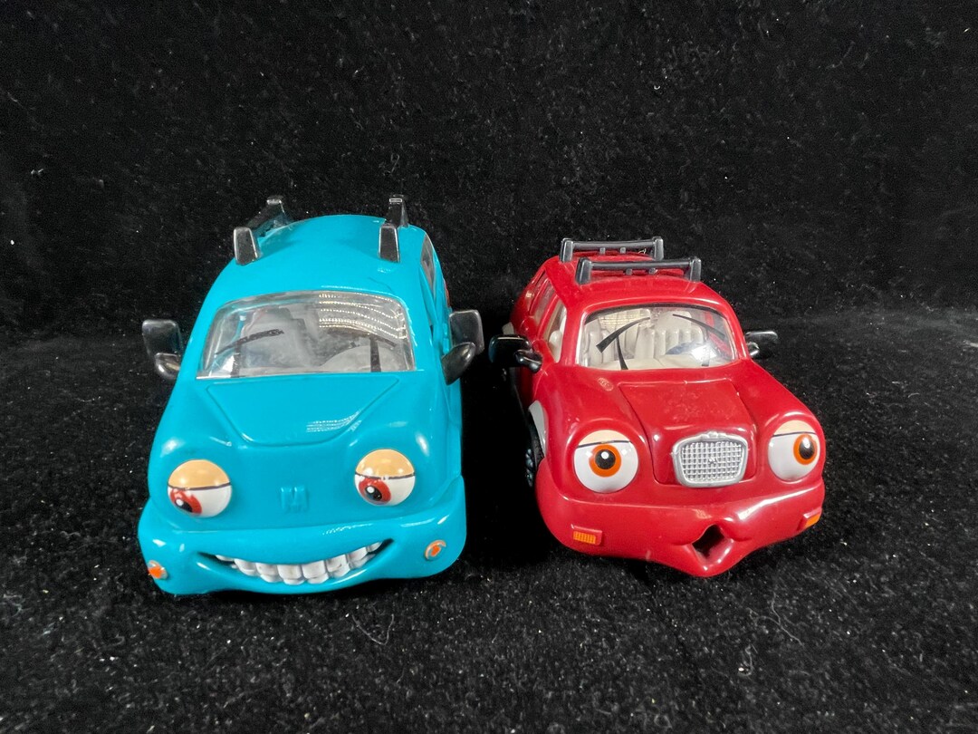 The Chevron Car Maria Minivan Blue Teal 39 Toy 5.5 Inch Car With Face ...