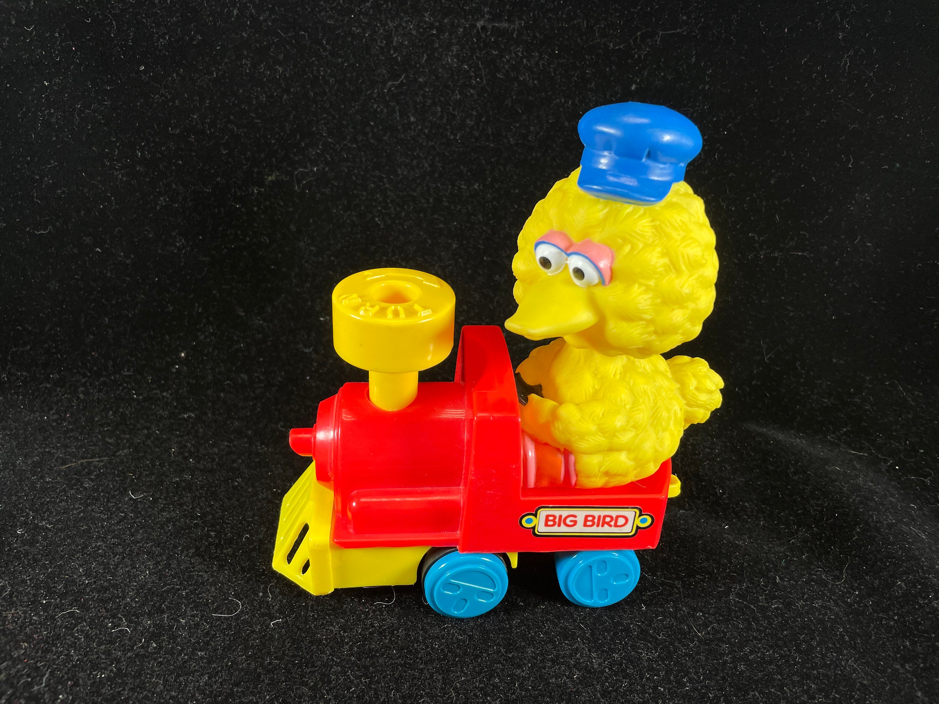 Sesame Street Big Bird Wind up Toy Train Rolls but DOESN'T WIND - Etsy