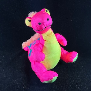 Stuffins Pink Dragon Dinosaur Plush Lumpy's Gang Lovey Noise Nylon 14 ...