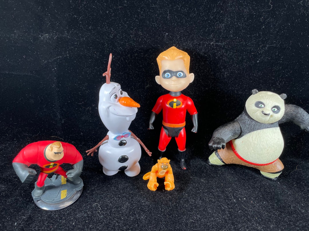 Disney Pixar Action Figures PVC Plastic Ornament Dash Mr. - Etsy