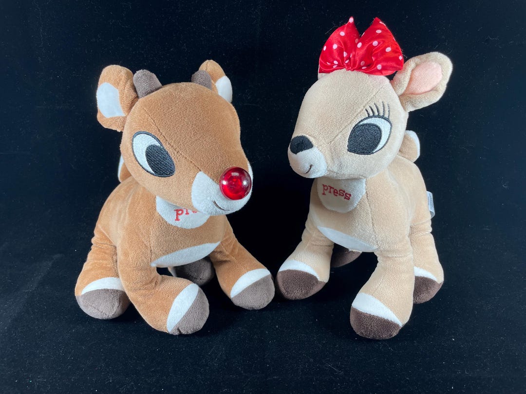 Set of 2 Rudolph the Red Nosed Reindeer & Clarice Girlfriend From the ...