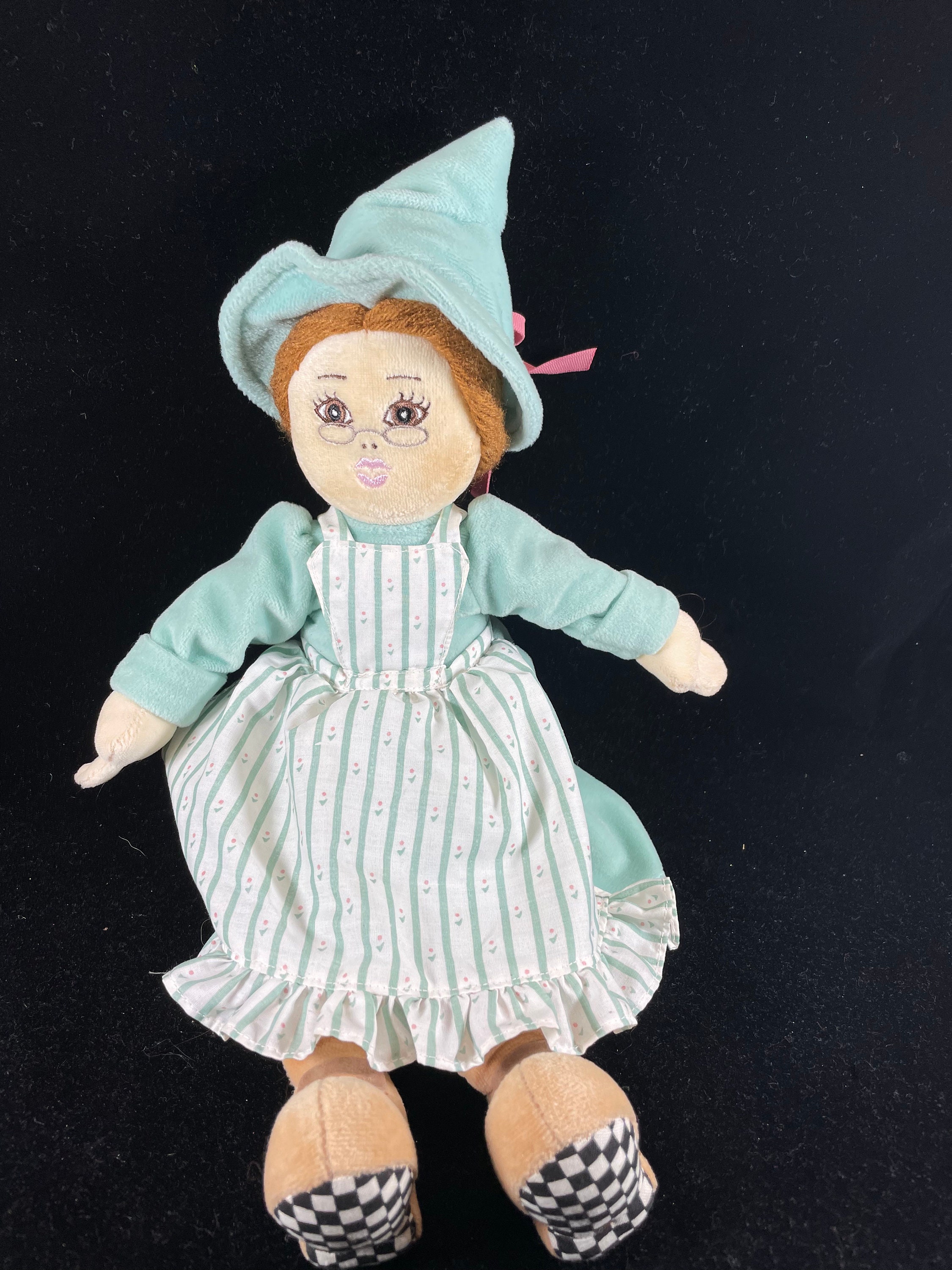 Scholastic the Real Mother Goose Woman Nursery Rhyme Plush Stuffed Doll ...