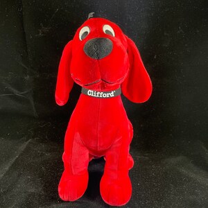 Clifford the Big Red Dog Cartoon 13 Inch Plush T-bone Yellow Emily ...