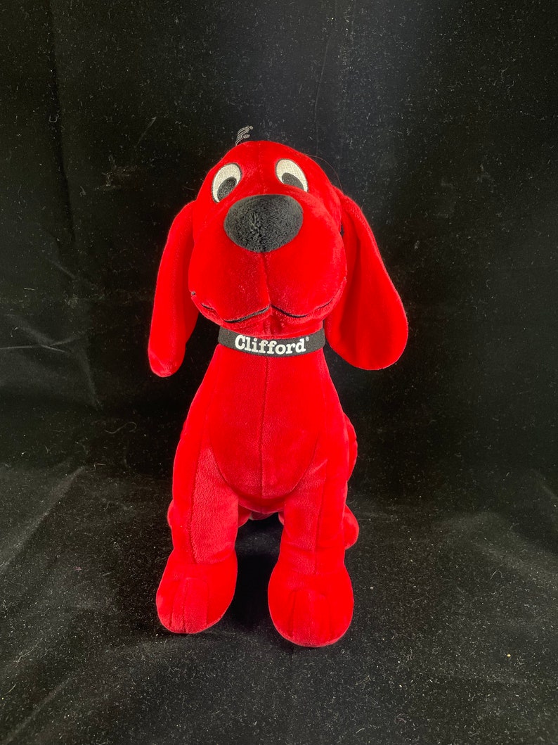 Clifford the Big Red Dog Cartoon 13 Inch Plush T-bone Yellow Emily ...