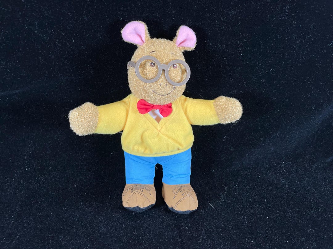 1996 Vintage Playskool PBS Cartoon Talking Arthur Doll Plush Stuffed ...