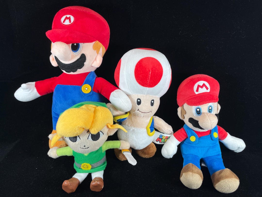 Super Nintendo Mario Bros. Toad Stool Mushroom Zelda Link Game Soft ...