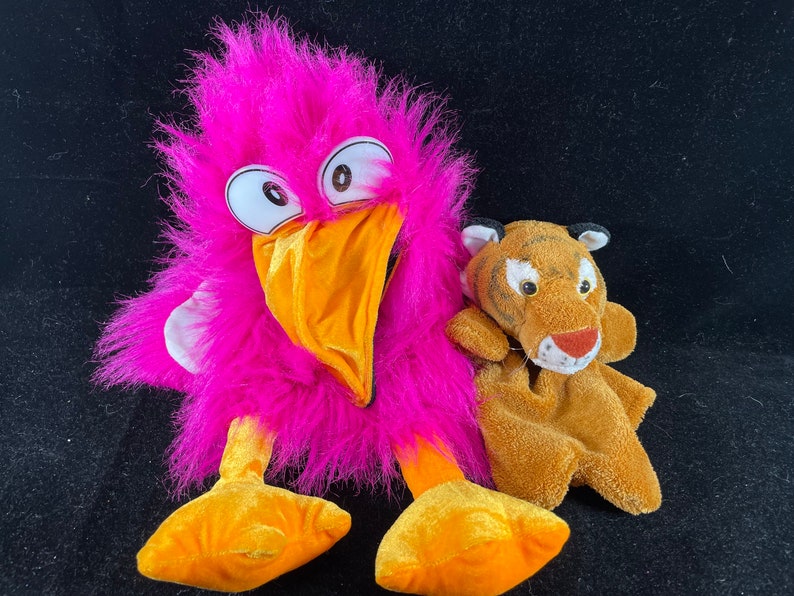 Vintage Hand Puppets Choose Character Storytime Toy Classroom ...