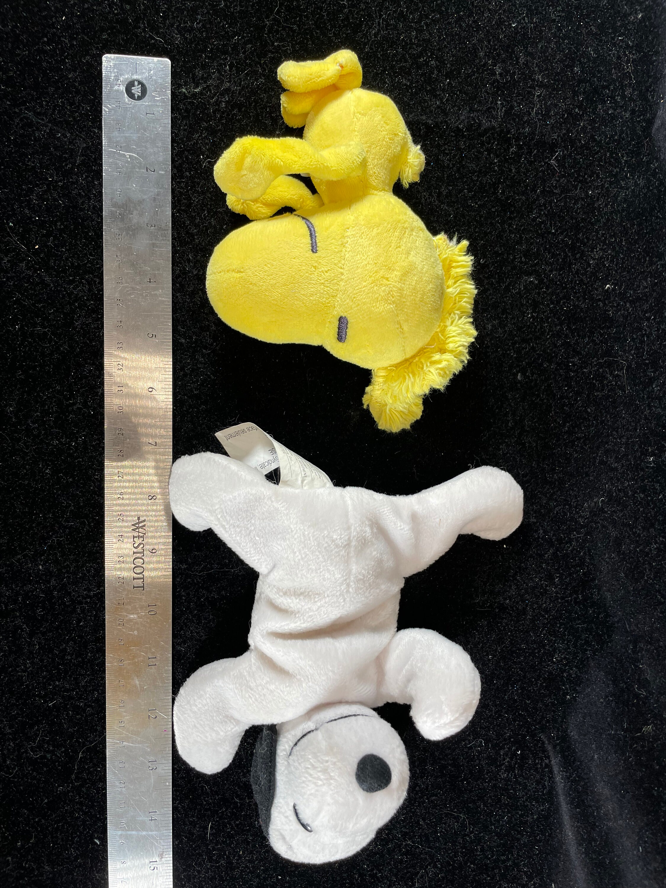 Mini Peanuts Snoopy Dog and Woodstock Bird Bark With Blue Sweatshirt ...