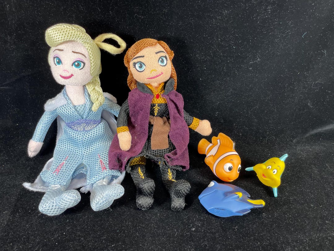 Disney Frozen Finding Nemo Little Mermaid Bath Sponges Toys Floaties ...