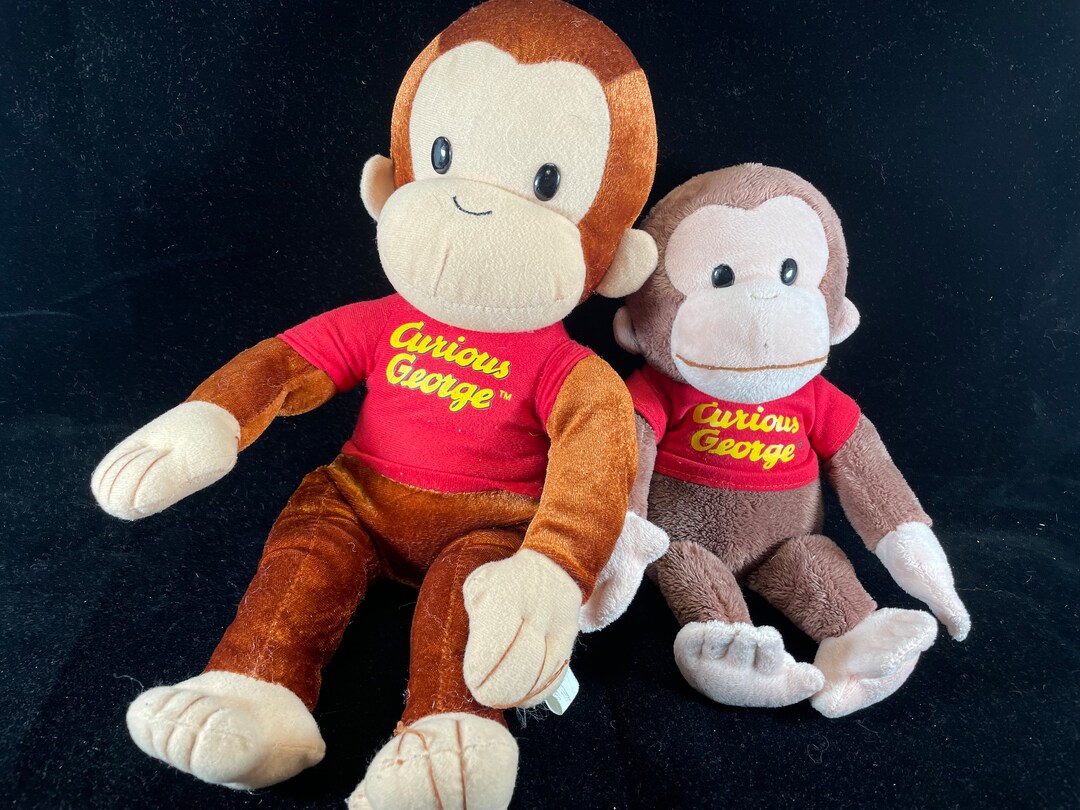 Gund Universal 12 & 16 Inch Curious George Stuffed Plush - Etsy