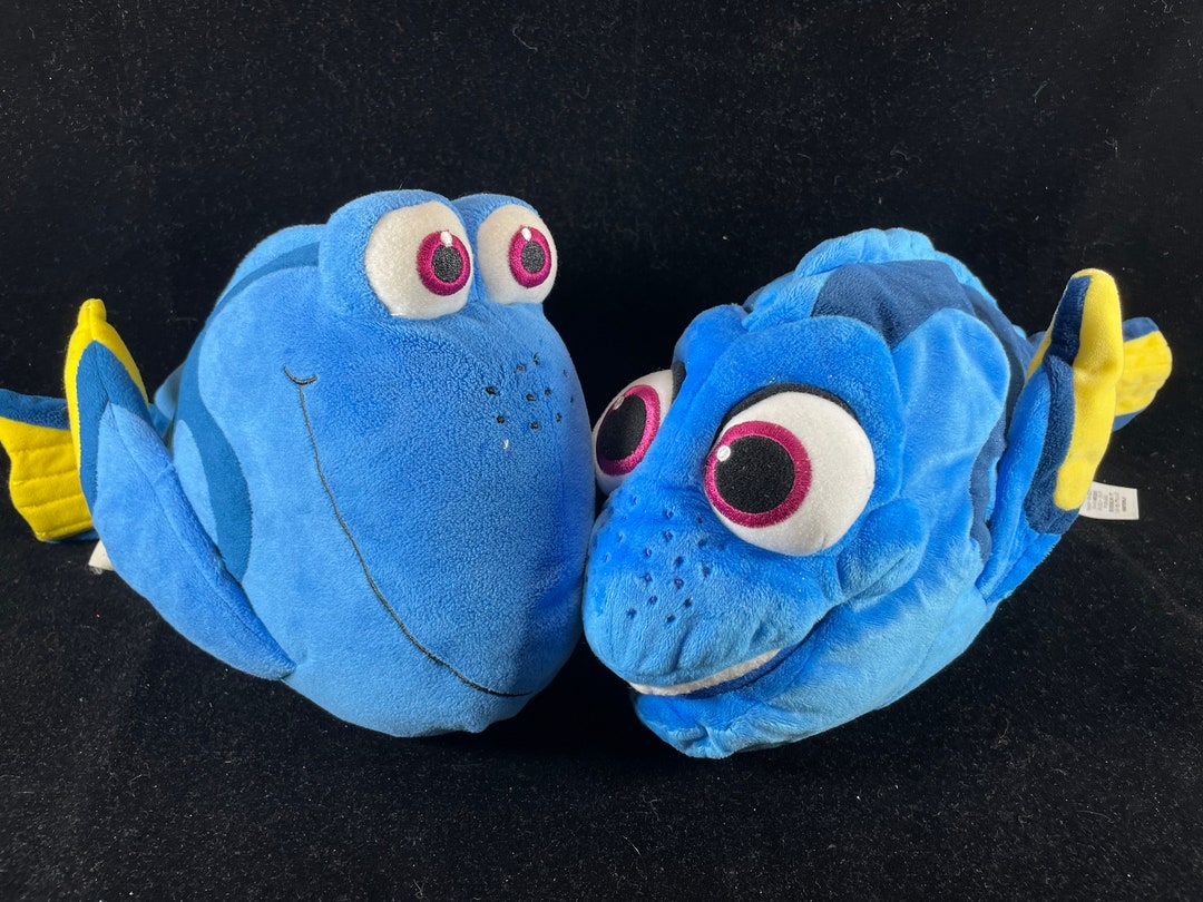 Large Dory Plush Finding Nemo Disney Stuffed Blue Fish 14" - Etsy