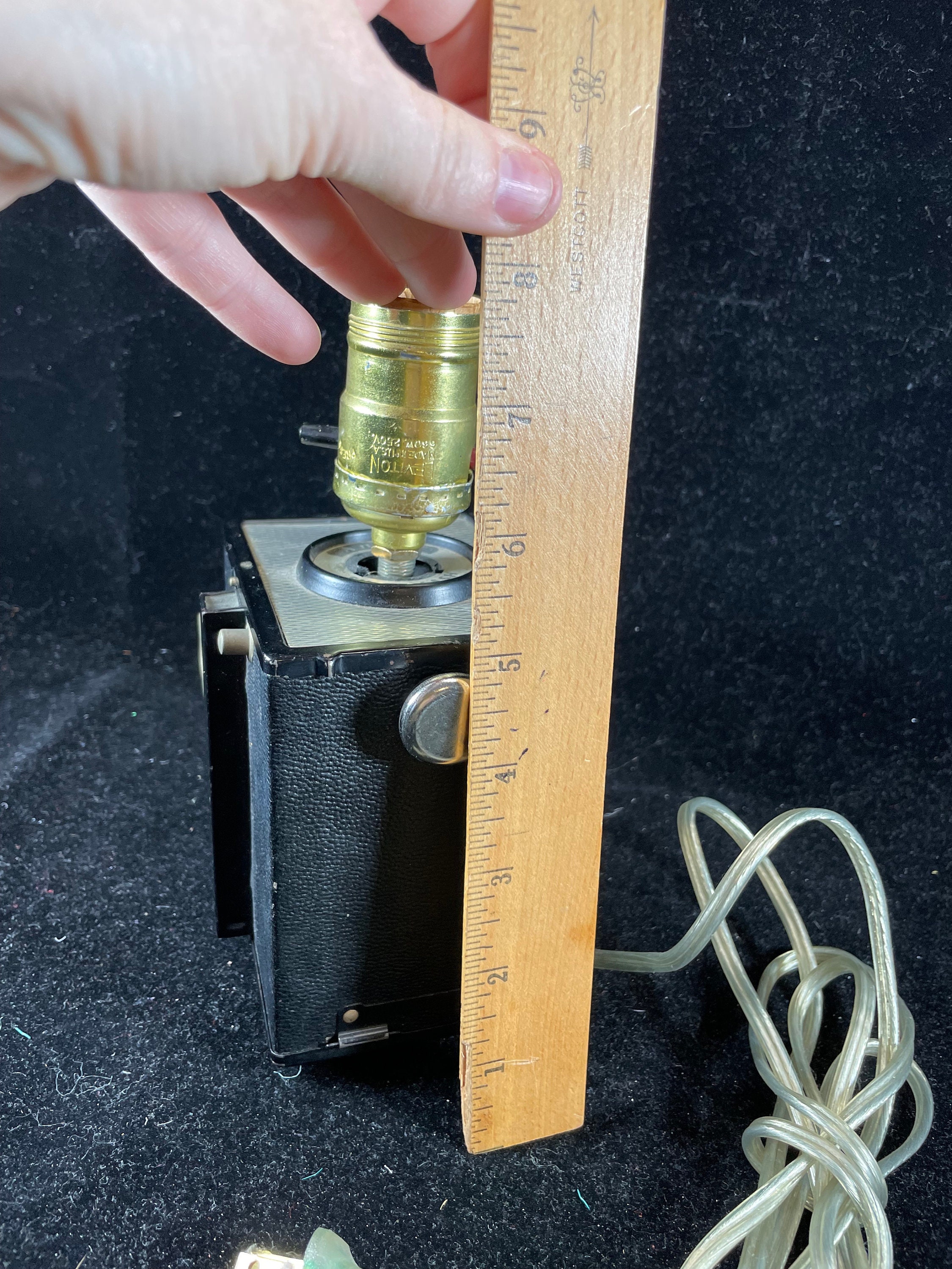 Vintage Repurposed Ansco Box Retro Camera Small Accent Lamp - Etsy