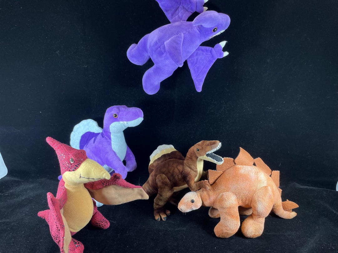 Dinosaur Plush Toy: Pterodactyl, Spinosaurus, Stegosaurus - Etsy