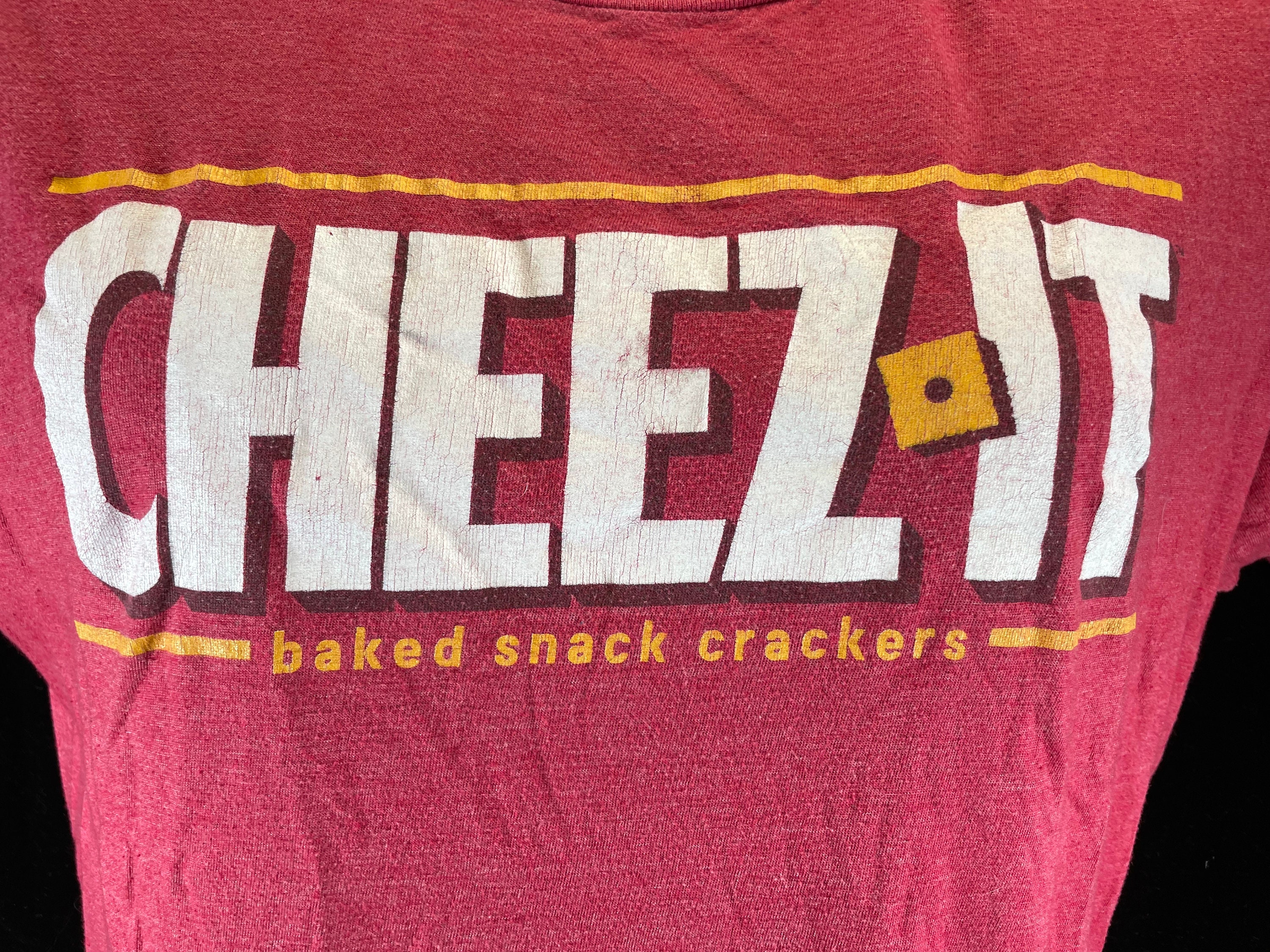 Cheez It Baked Snack Crackers Tee Fun Medium T Shirt Tee - Etsy