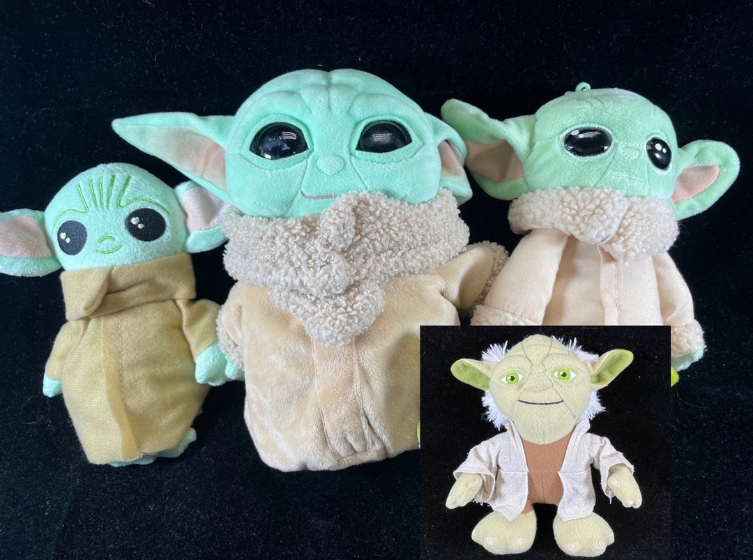 Mini Star Wars Yoda Plush Stuffed Toy Flat Design Footzeez 7 Inch - Etsy