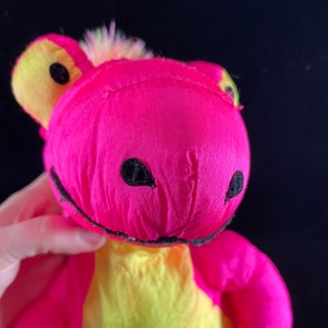 Stuffins Pink Dragon Dinosaur Plush Lumpy's Gang Lovey Noise Nylon 14 ...