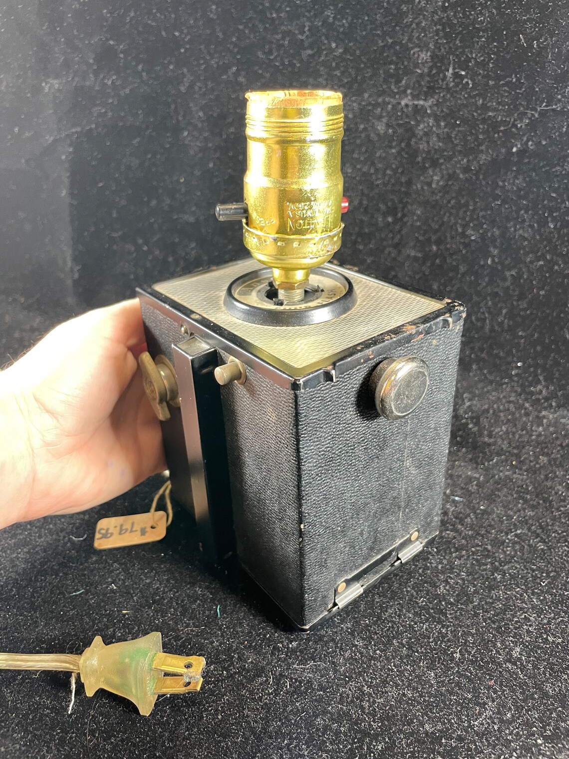 Vintage Repurposed Ansco Box Retro Camera Small Accent Lamp - Etsy