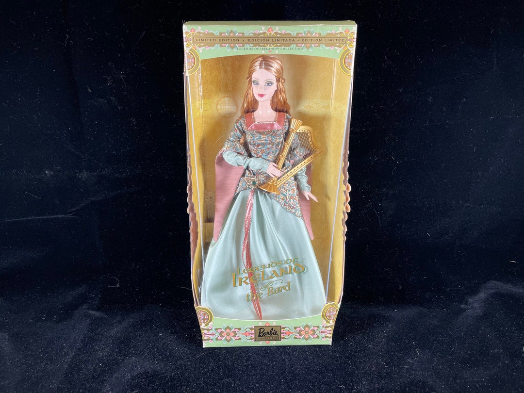 Barbie Legends of Ireland the Bard Doll Limited Edition - Etsy