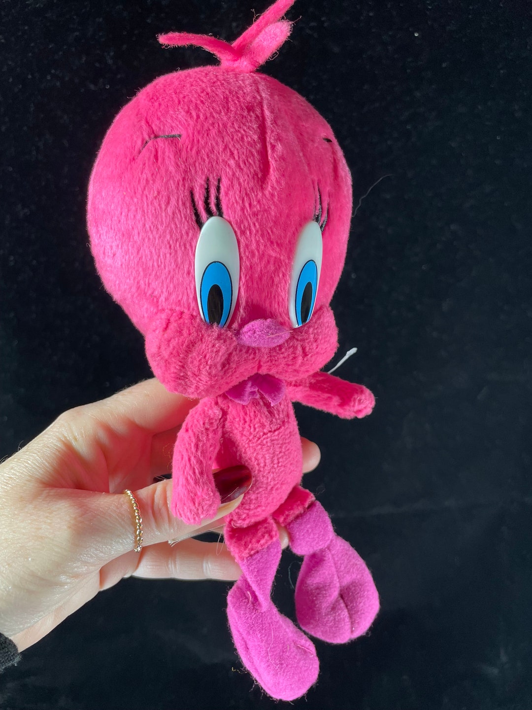 Vintage Looney Tunes Warner Bros HOT PINK Tweety Bird Beanie - Etsy ...