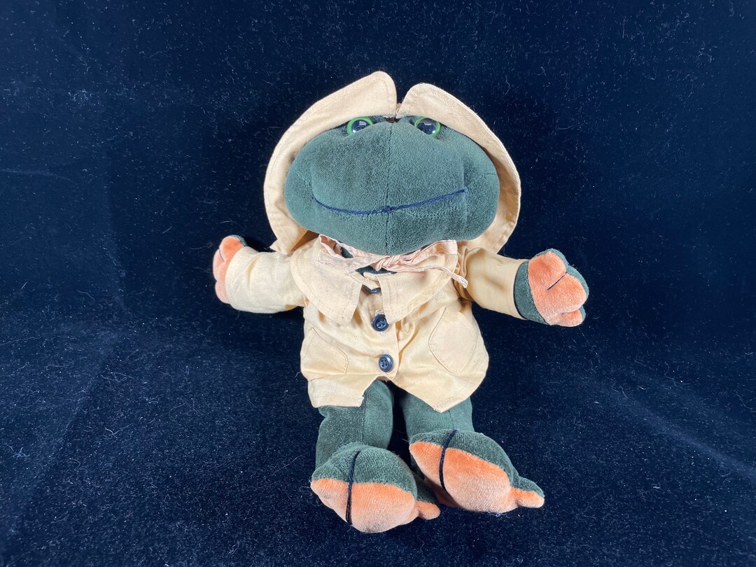 Boyds Bears Plush Jeremiah B Ribbit Frog in a Raincoat Boyds Bears ...