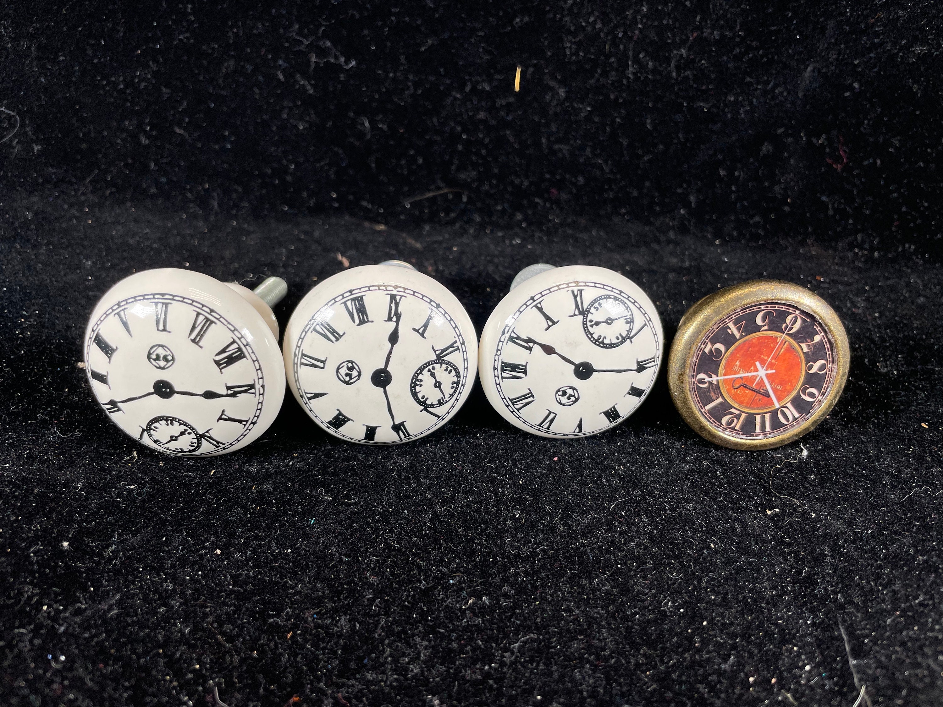 Set of 4 hatfield & Ross Clock Watch Face Drawer - Etsy