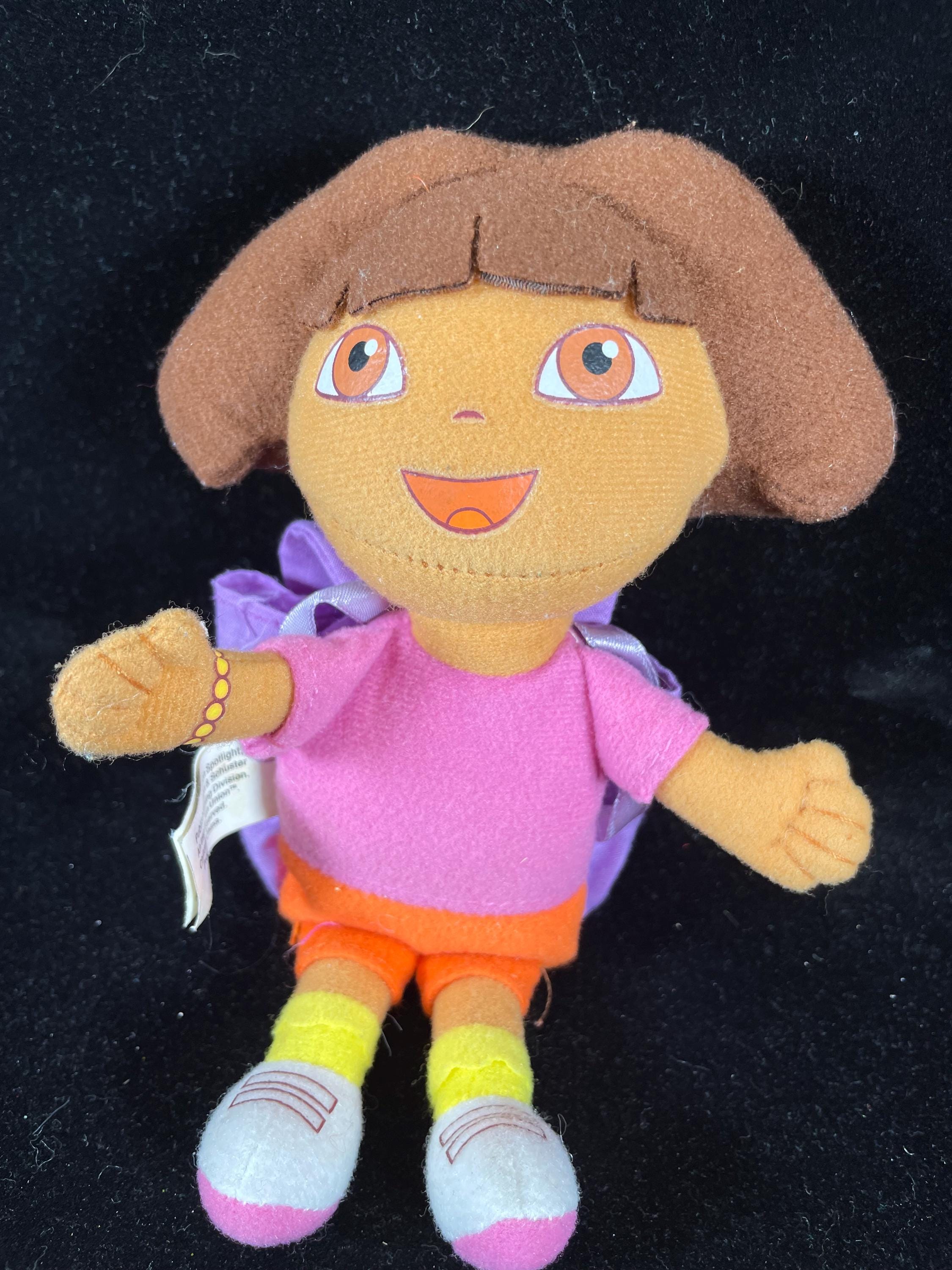 Dora the Explorer Plush Dolls: Backpack Clip & Boots Monkey Retired ...
