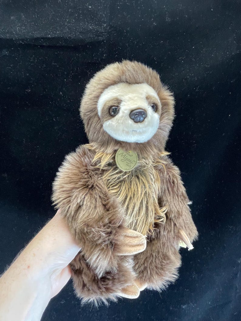 Vintage Aurora Miyoni Tots Sloth Plush Stuffed Animals 16 11 Inch ...