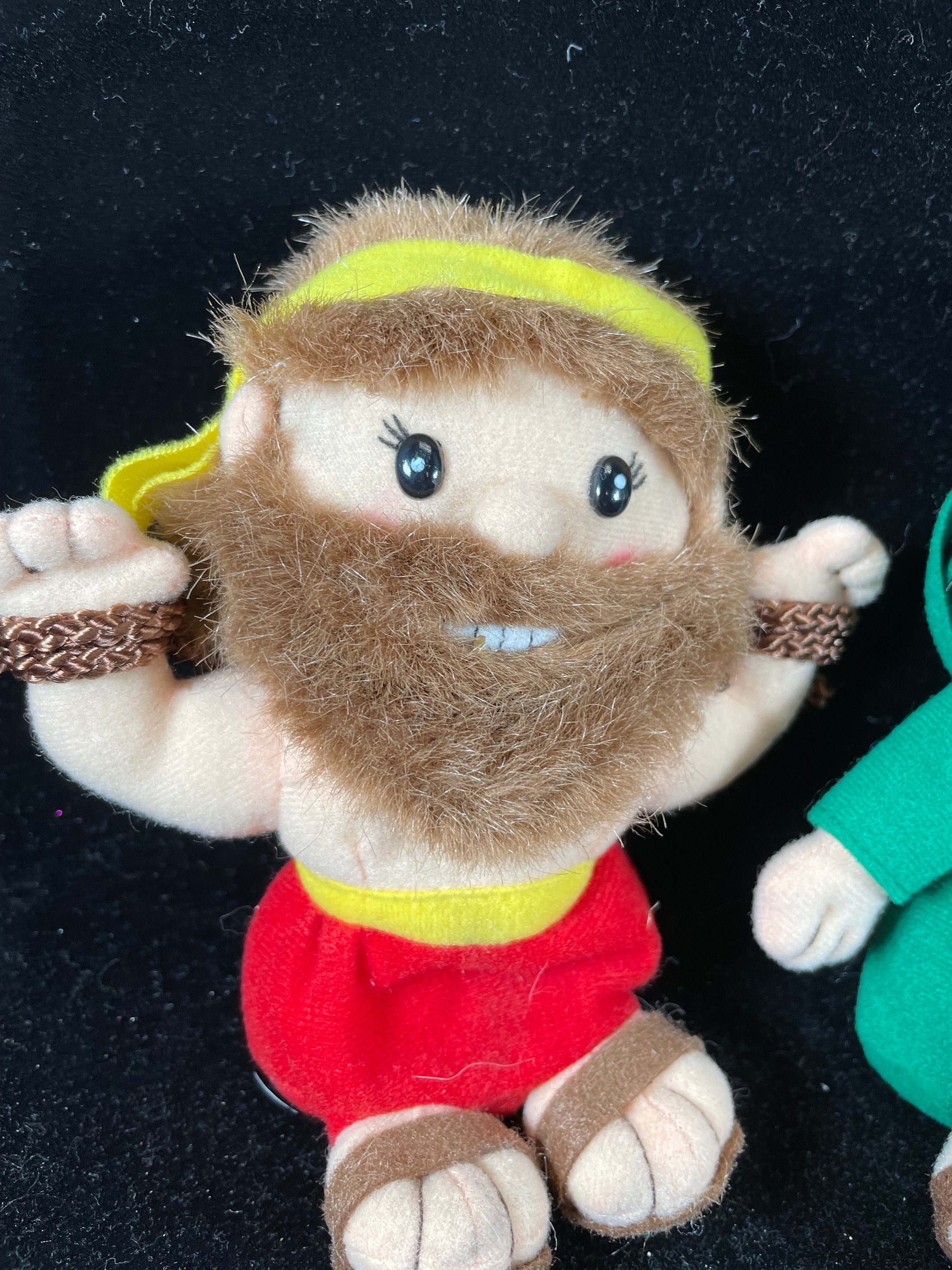 Vintage 1990's Baby Bible Pals Stuffed Plush Character Dolls Samson ...