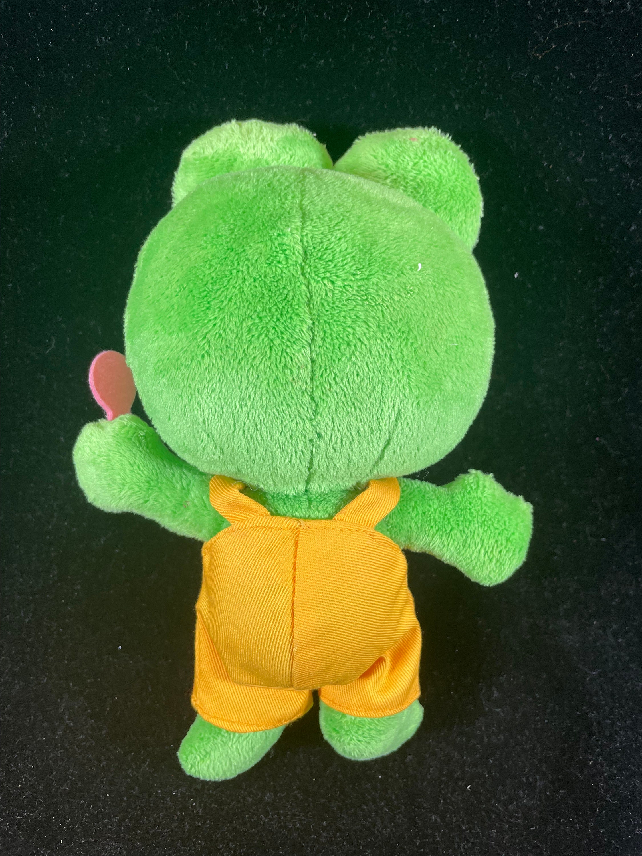 Rare Sweet Frog Yogurt Shop Mascot Logo Yellow Overalls Plush Toy Big ...