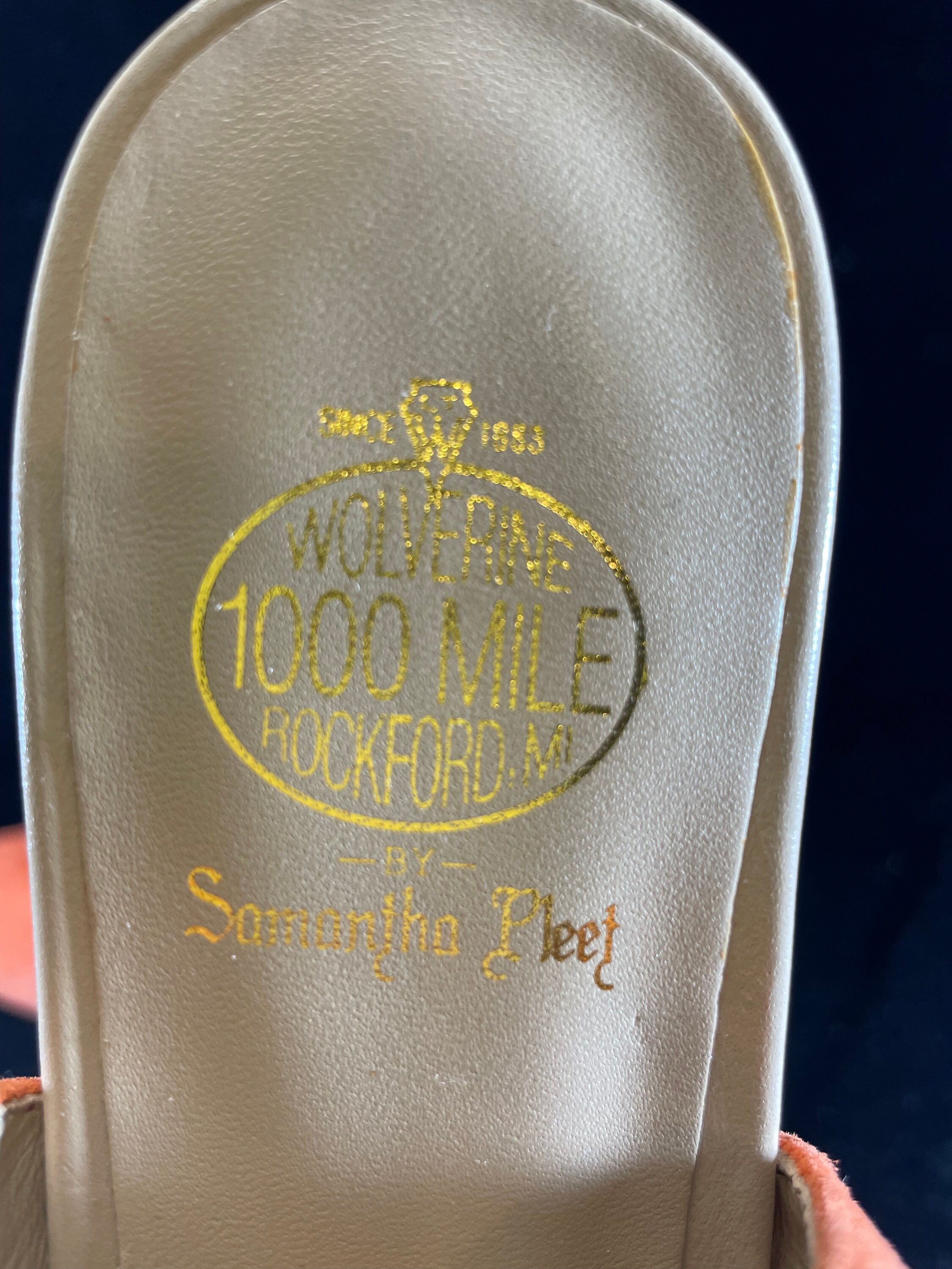 Wolverine X Samantha Pleet Leather Open Slingback 1000 Mile - Etsy