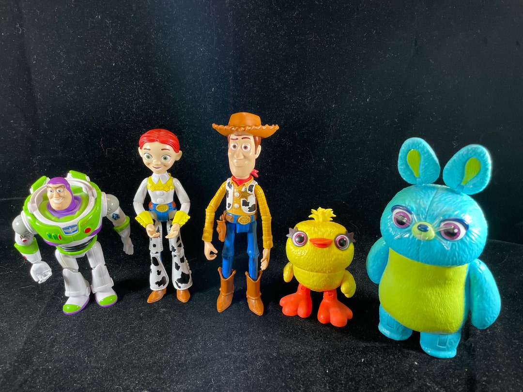 Disney Pixar Toy Story Jessie Jesse Cowgirl Woody Bunny Ducky & Buzz ...