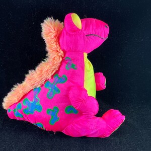 Stuffins Pink Dragon Dinosaur Plush Lumpy's Gang Lovey Noise Nylon 14 ...