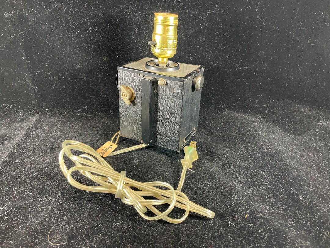 Vintage Repurposed Ansco Box Retro Camera Small Accent Lamp - Etsy