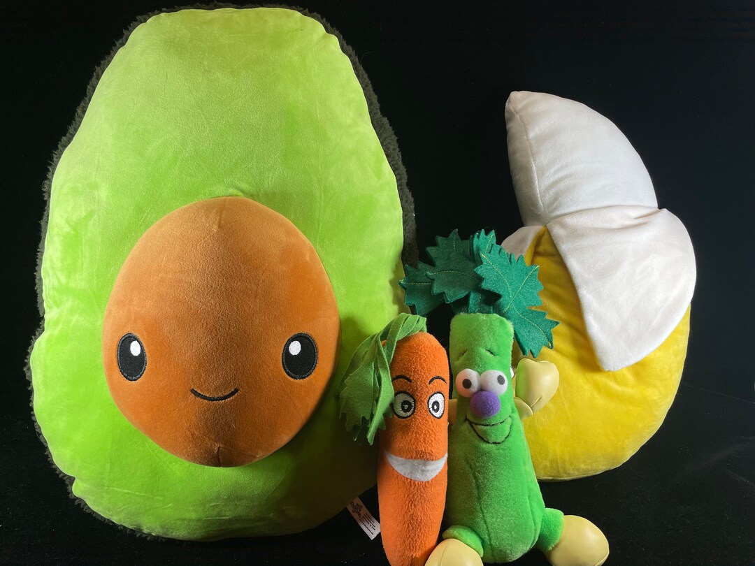 Giant Veggie Fruit Healthy Eating Kids Avocado Banana Celery Carrot ...