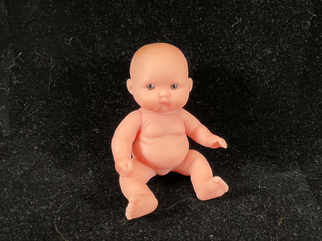 Miniature Realistic Plastic Baby Doll Green Eyes Movable Arms & Leg - Etsy
