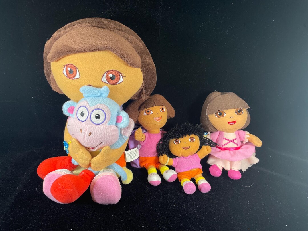 Miniature Dora the Explorer TV Show Dora Plush Doll Retired 7 Inch 9 ...