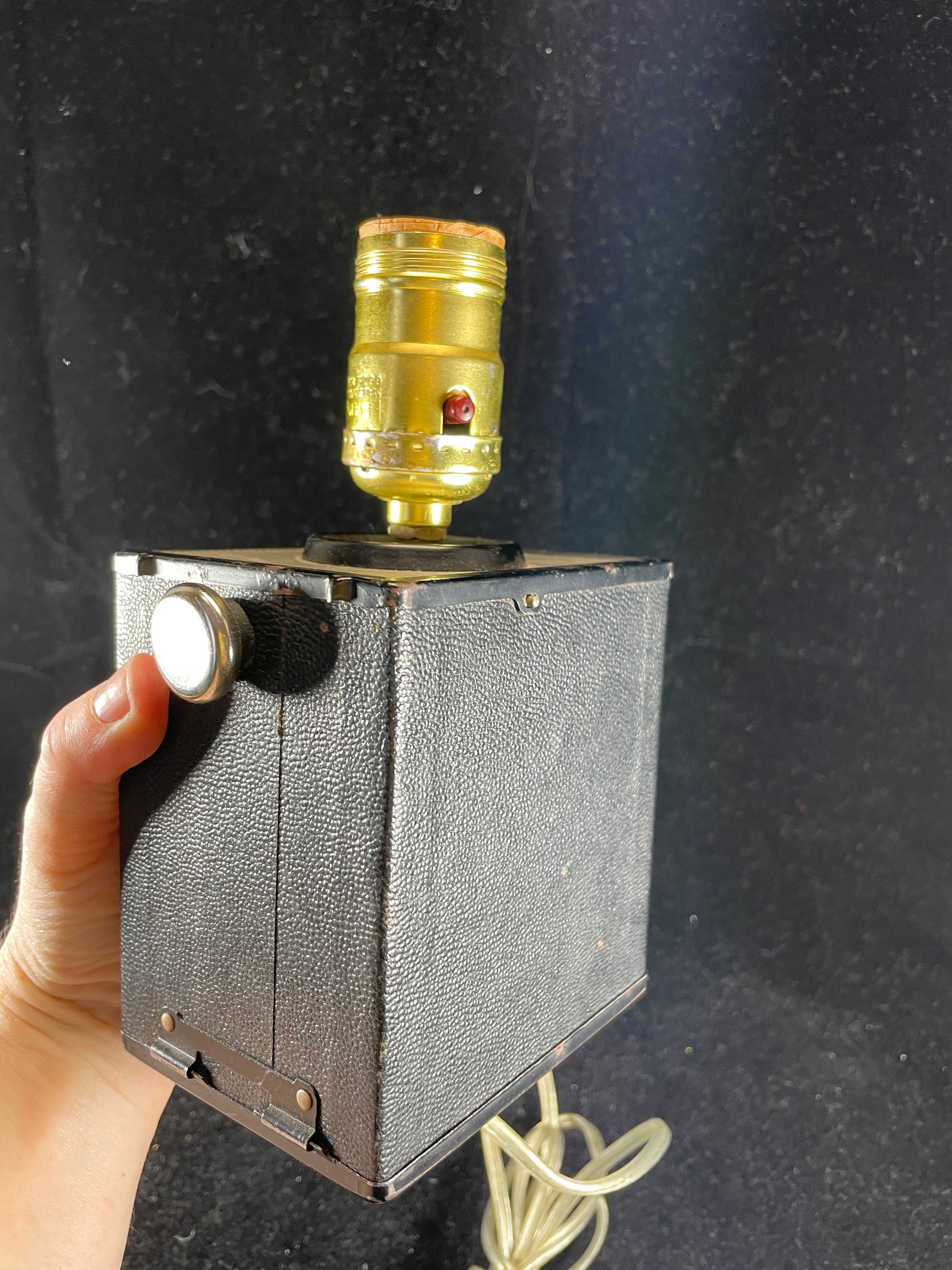 Vintage Repurposed Ansco Box Retro Camera Small Accent Lamp - Etsy