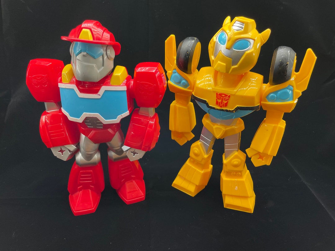 Transformers Playskool Heroes Rescue Bot Bumble Bee & Heatwave Heat ...