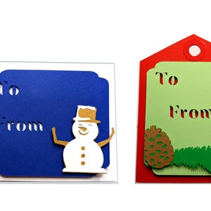 Christmas 3D Gift Tags Bundle SVG DIY Cricut - Etsy