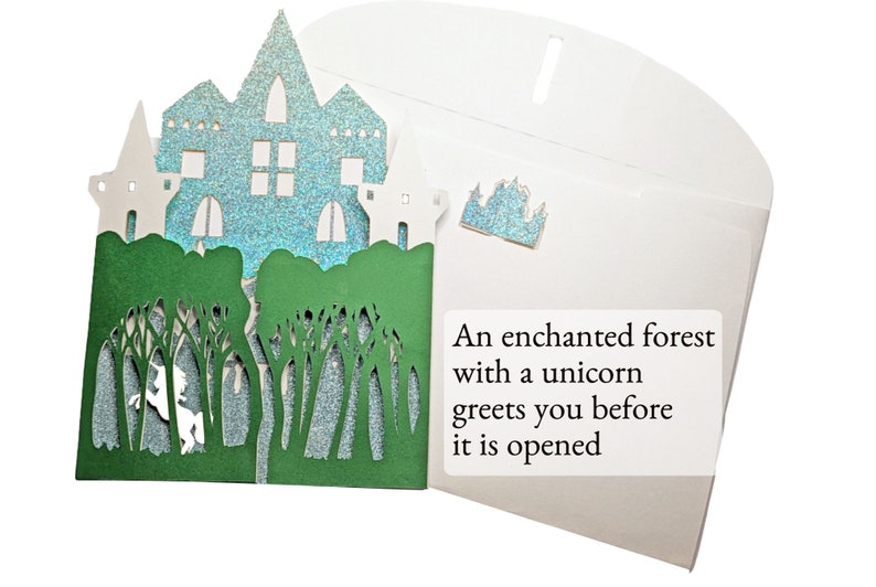 Fairy Godmother and Princess Gate Fold SVG Card - Etsy